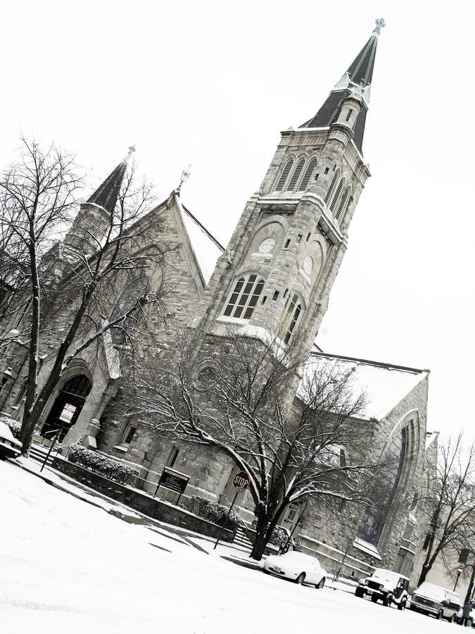 Winter Church Picture. Image: 303397