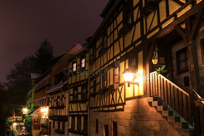 Winter city. stock photo. Image of nuremberg, frost, snow - 84027142