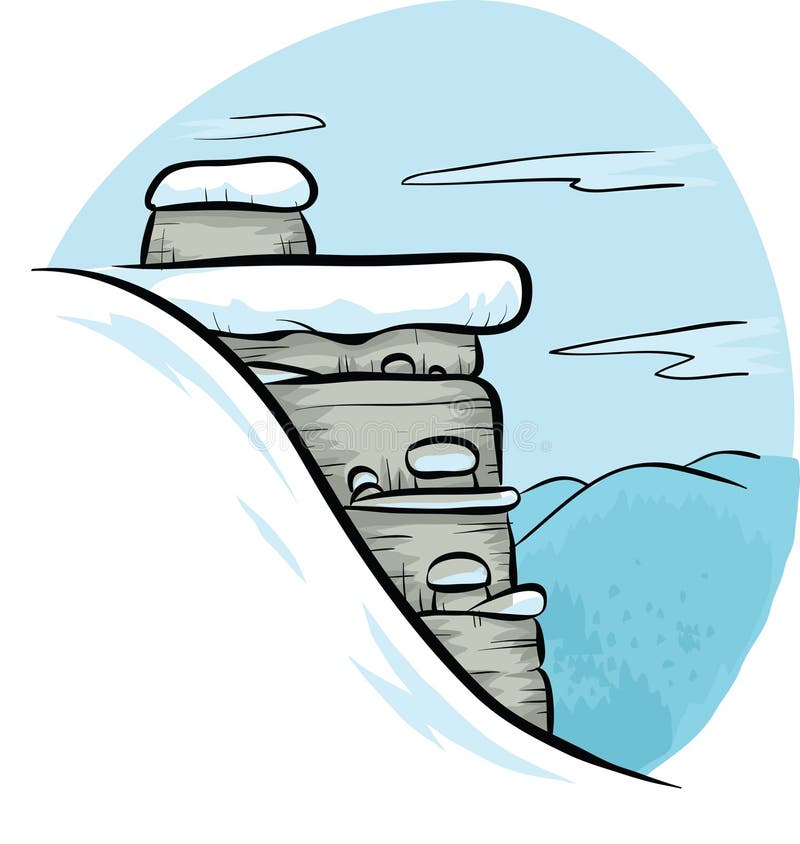 Snow Covered Rock Stock Illustrations – 1,257 Snow Covered Rock Stock ...