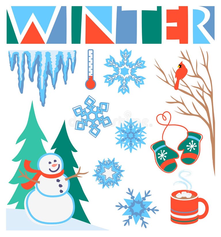 Bright Winter Icons Stock Illustrations – 6,727 Bright Winter Icons ...