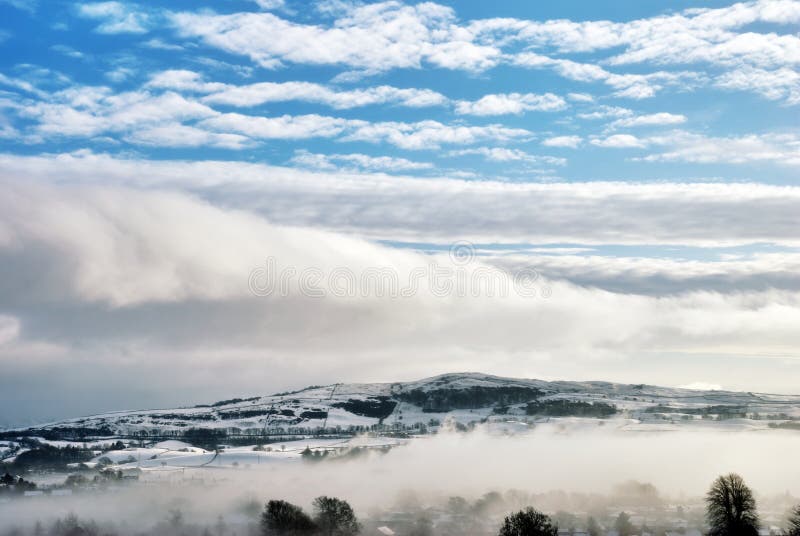 Winter Cloud and Mist stock photo. Image of clouds, zero - 23296982