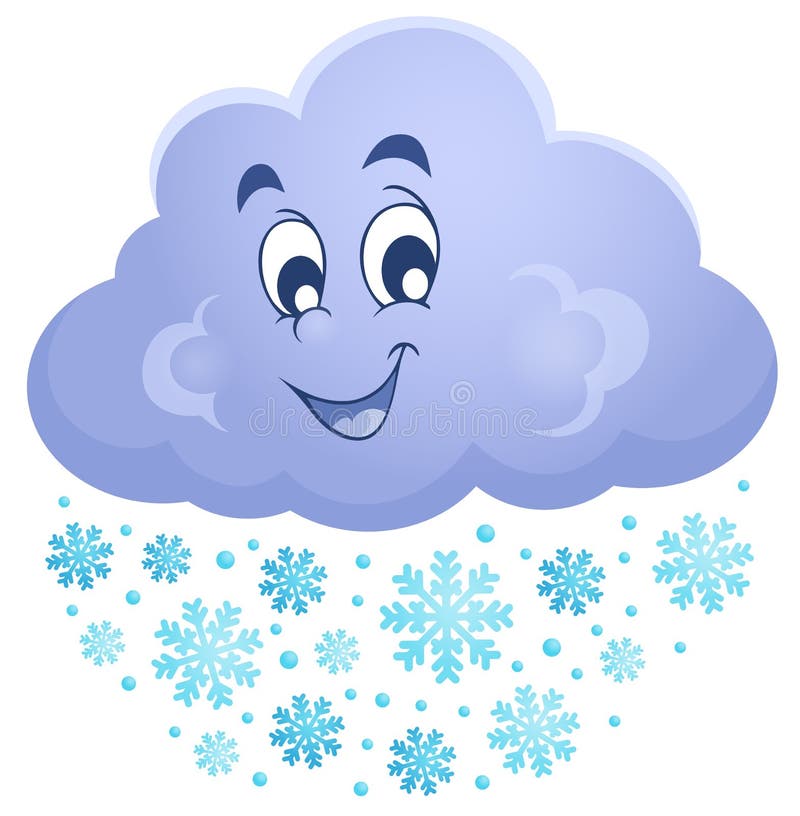 Winter cloud theme image 1 stock vector. Illustration of design - 35542892