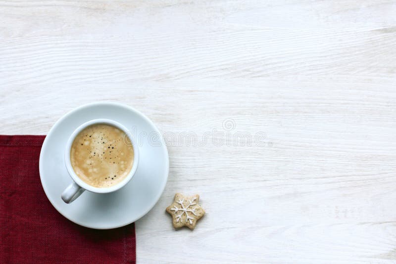 Winter coffee break stock image. Image of small, decoration - 103540017
