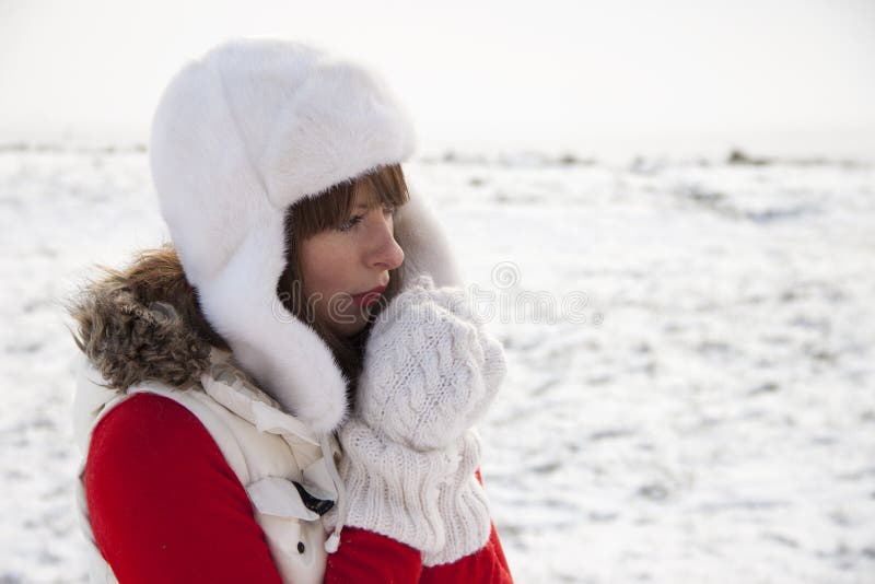Winter cold stock photo. Image of outdoors, color, person - 22850800