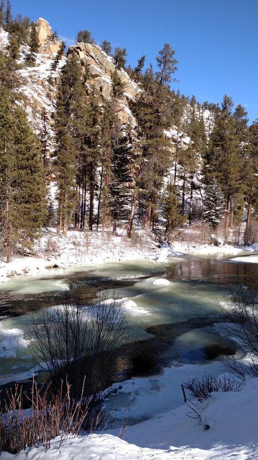 Winter Colorado stock photo. Image of cold, wilderness - 65444820
