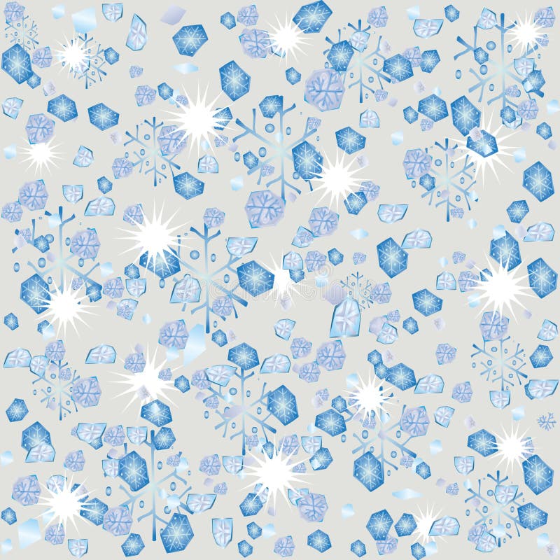 Winter Colors Seamless Pattern Stock Vector - Illustration of gray ...