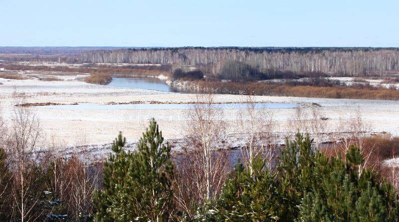 Winter Country landscape stock photo. Image of fall, meadow - 61164002