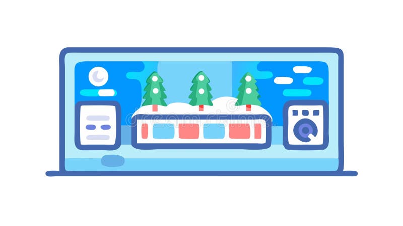 Winter Data Monitoring Cold Environment Tech, Vector Design Generative ...