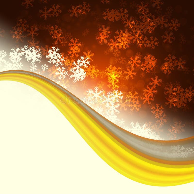 Winter Delightful Snowfall Colorful Elegant on Abstract Background ...