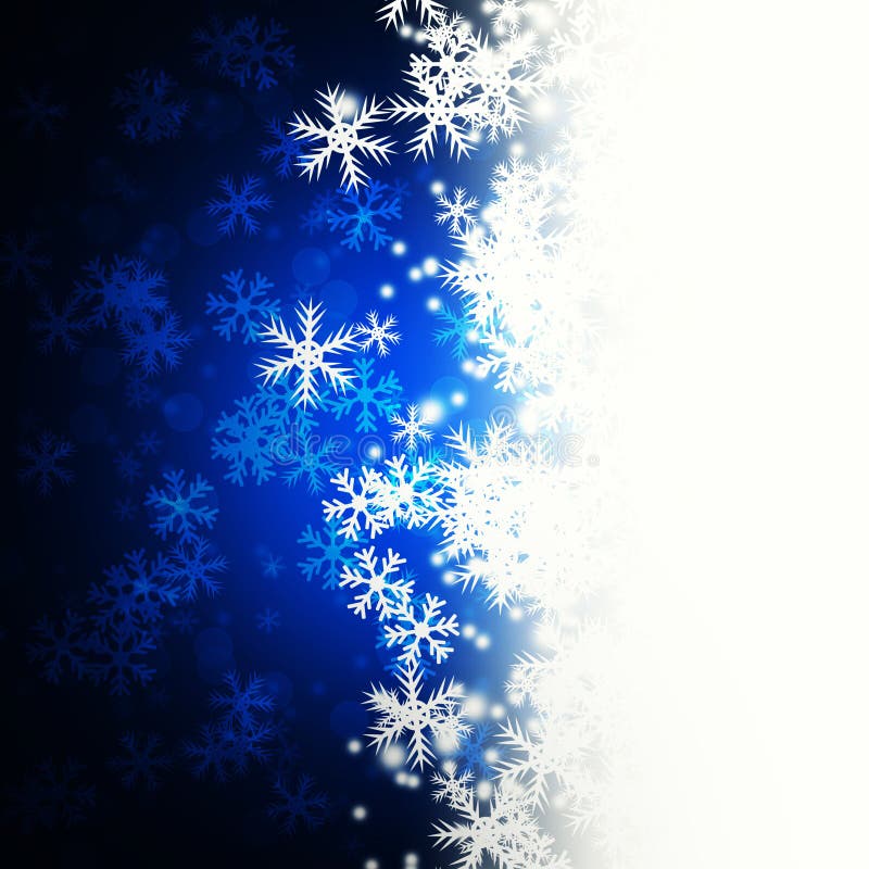 Winter Delightful Snowfall Colorful Elegant on Abstract Background ...