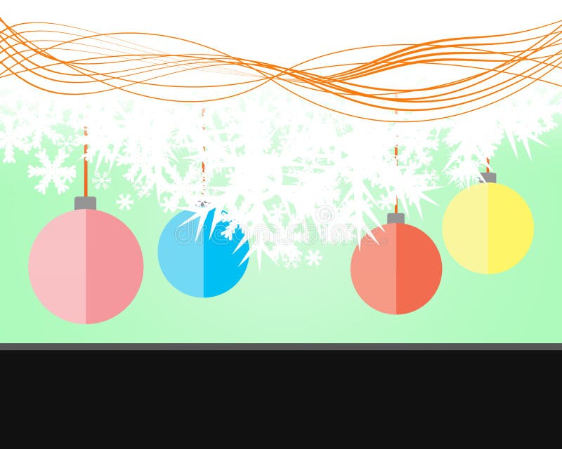 Winter Delightful Snowfall Colorful Elegant on Abstract Background ...