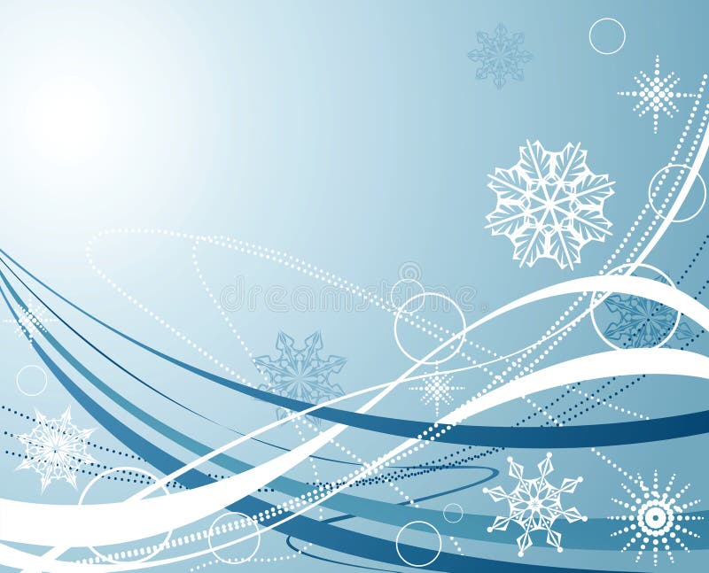 Blue winter design stock vector. Illustration of ornament - 3505229