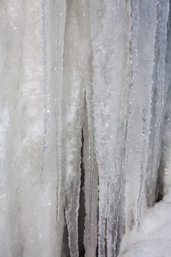 Natural icicles background stock image. Image of temperature - 129532497