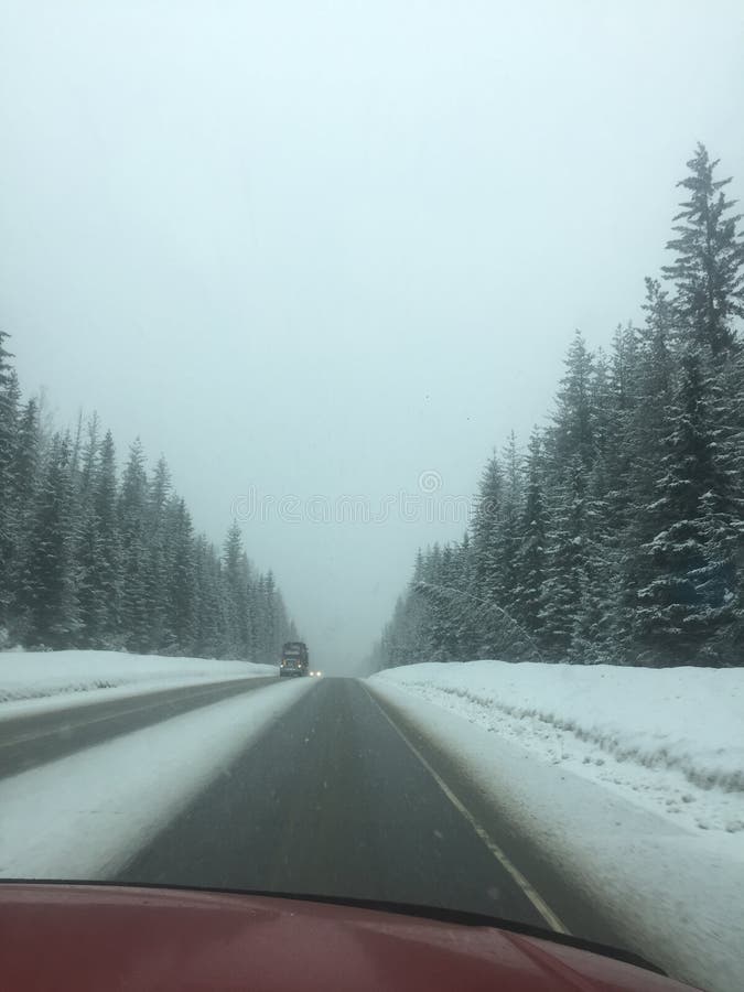 Winter drive stock photo. Image of winter, cold, driving - 234197874