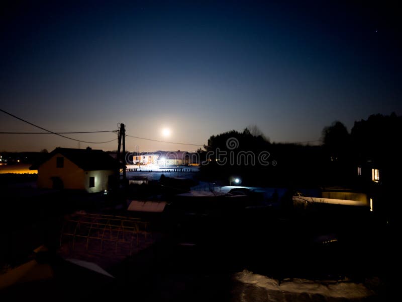 Quiet Rural Street Infrared Stock Image - Image of hamlet, peaceful ...