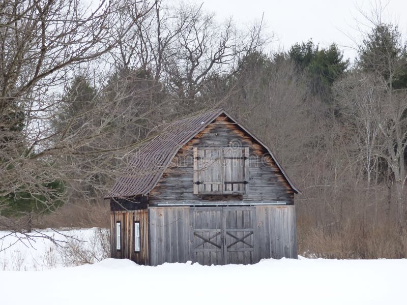 Winter on the farm stock image. Image of cold, barnyard - 58816731