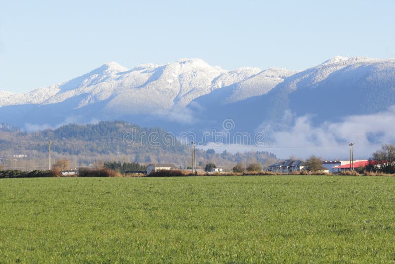 Winter Farm Land stock image. Image of valley, meadow - 28413395
