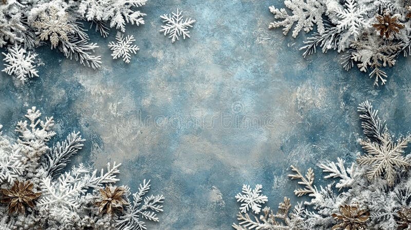 Winter Festive Border stock illustration. Illustration of holiday ...
