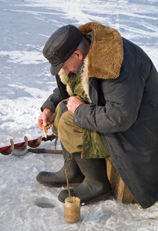 Winter Fishing 56 stock image. Image of fishes, lake, outdoors - 8069047