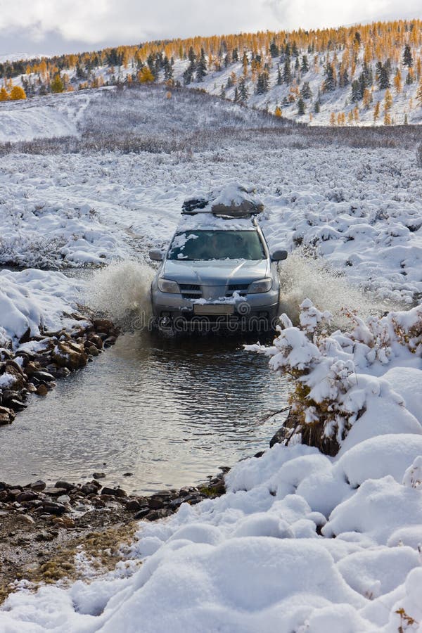 Winter ford stock photo. Image of environment, mountains - 17557862