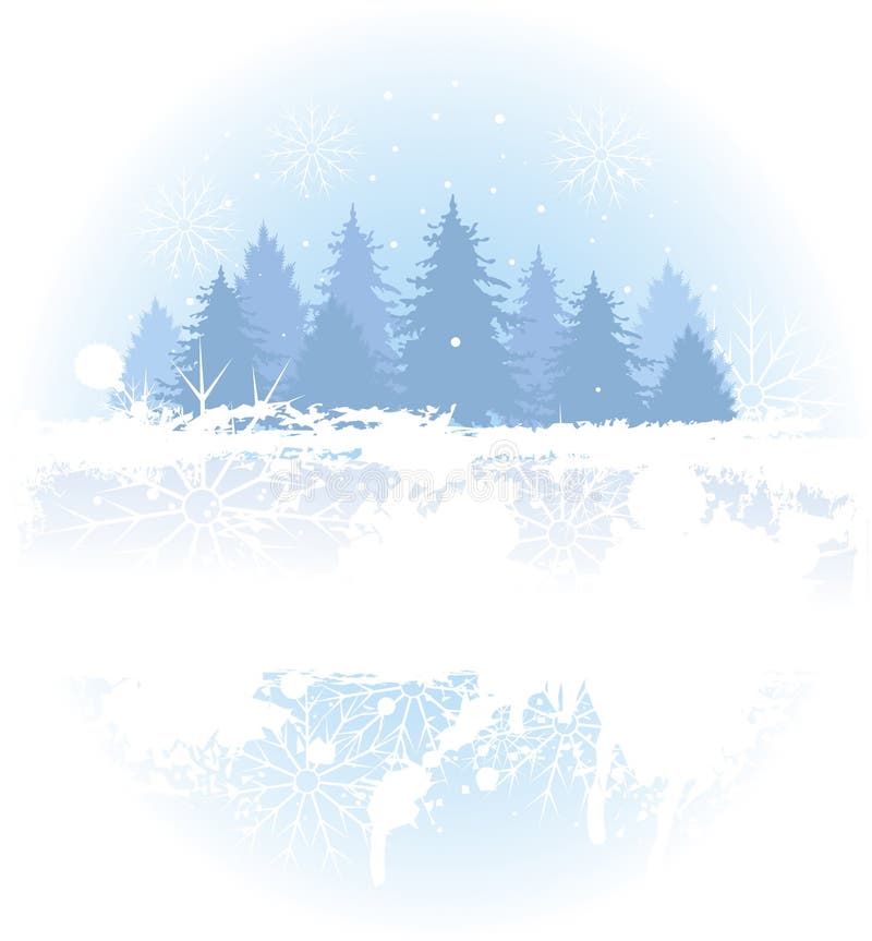 Winter Forest Themed Grange Background Stock Illustrations – 1 Winter ...
