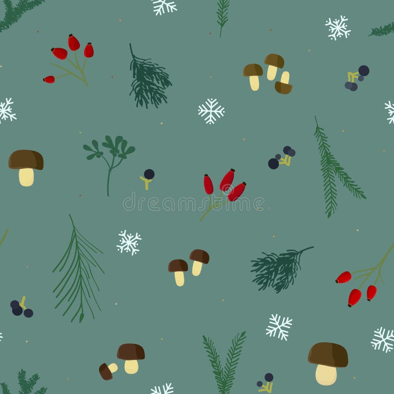 Winter Forest Theme Background Stock Vector - Illustration of ...