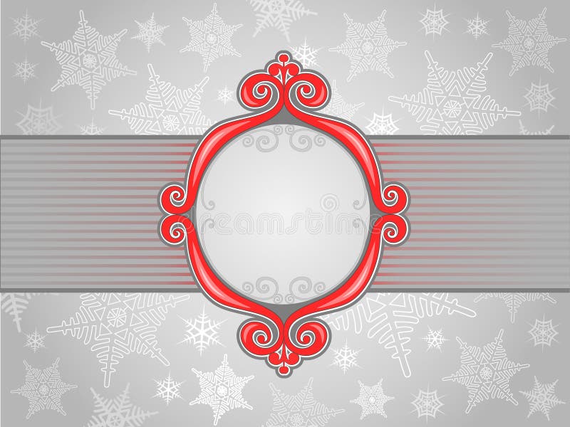 Winter frame stock vector. Illustration of card, decoration - 11813613