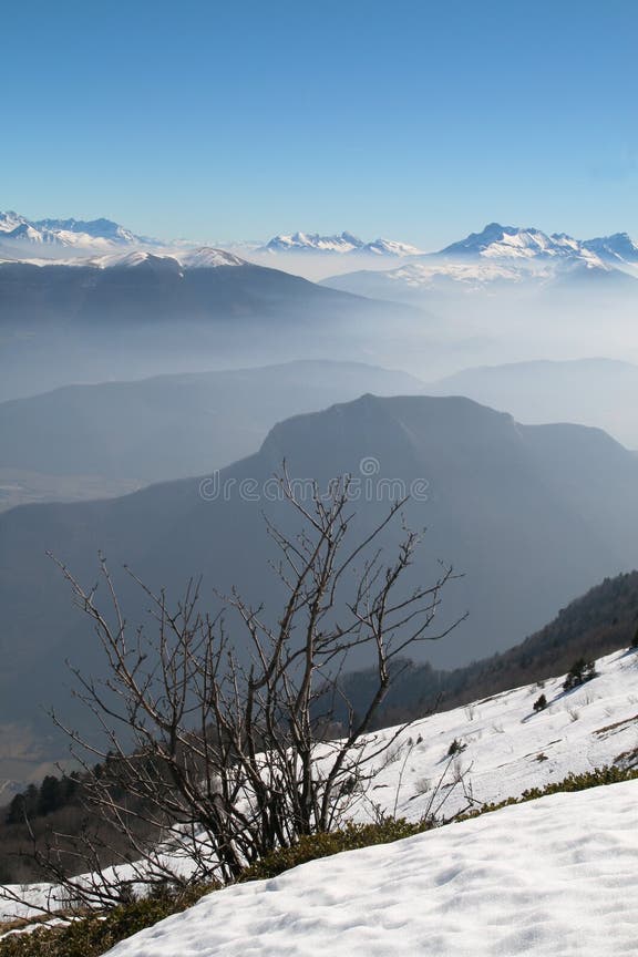Winter frog stock photo. Image of haze, mountains, beauty - 4545106