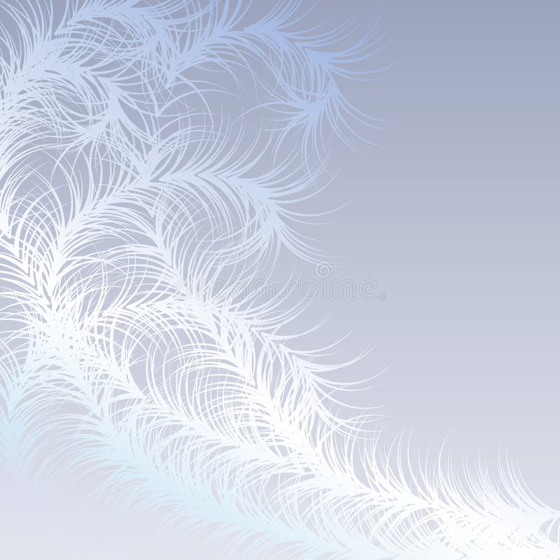 Winter Frost Pattern - Vector Illustration Stock Vector - Illustration ...