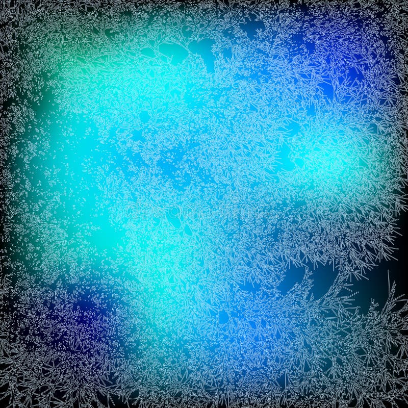 Winter frost patterns stock vector. Illustration of nival - 280246361