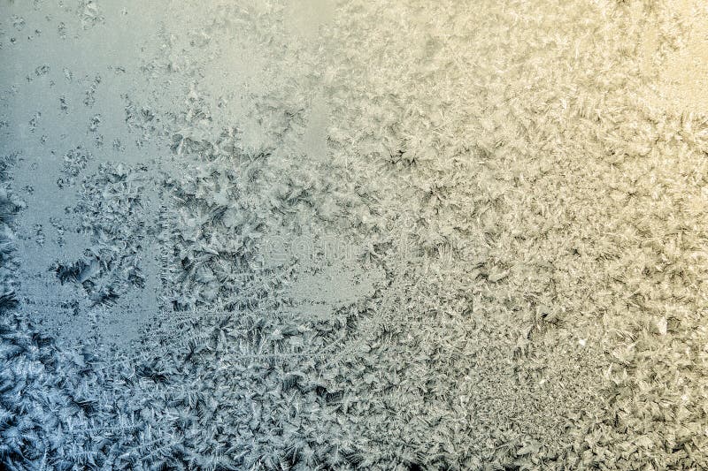 Winter Frostwork on Window Glass Stock Image - Image of plate, detail ...