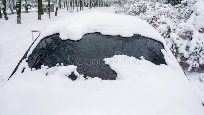 Frozen Back Window Parked Car Stock Photos - Free & Royalty-Free Stock ...