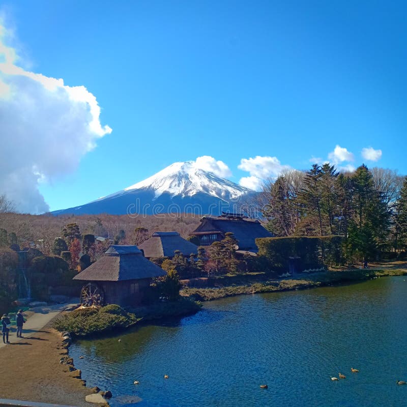 Winter @ Fuji stock photo. Image of winter, snow, clouds - 146371212