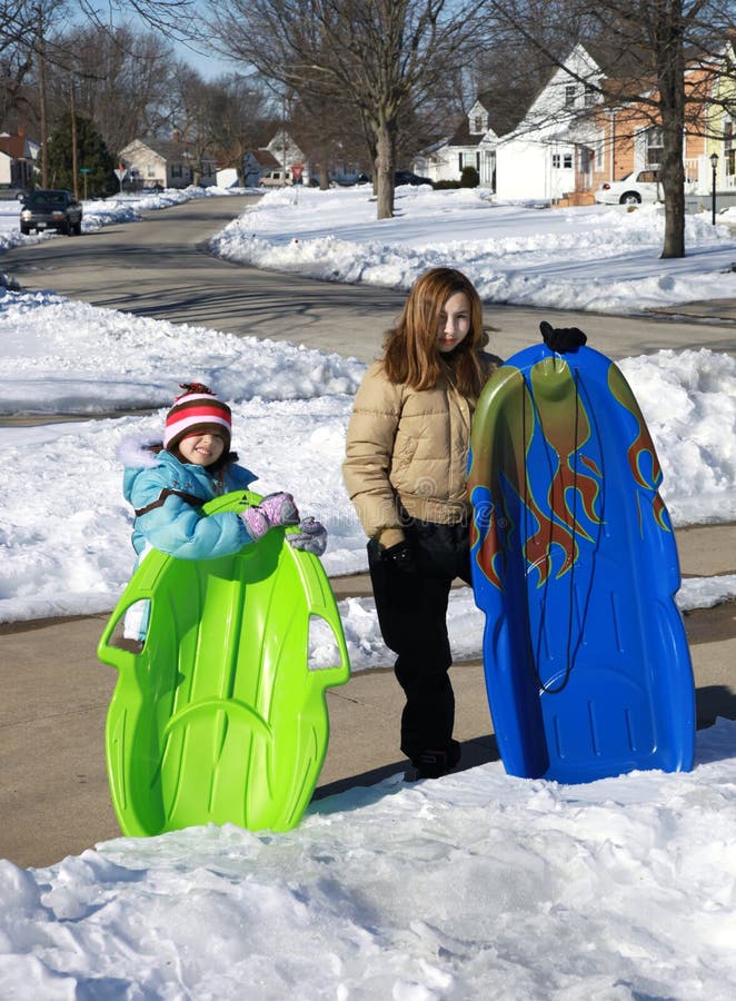 Winter fun stock photo. Image of snow, winter, children - 13488846