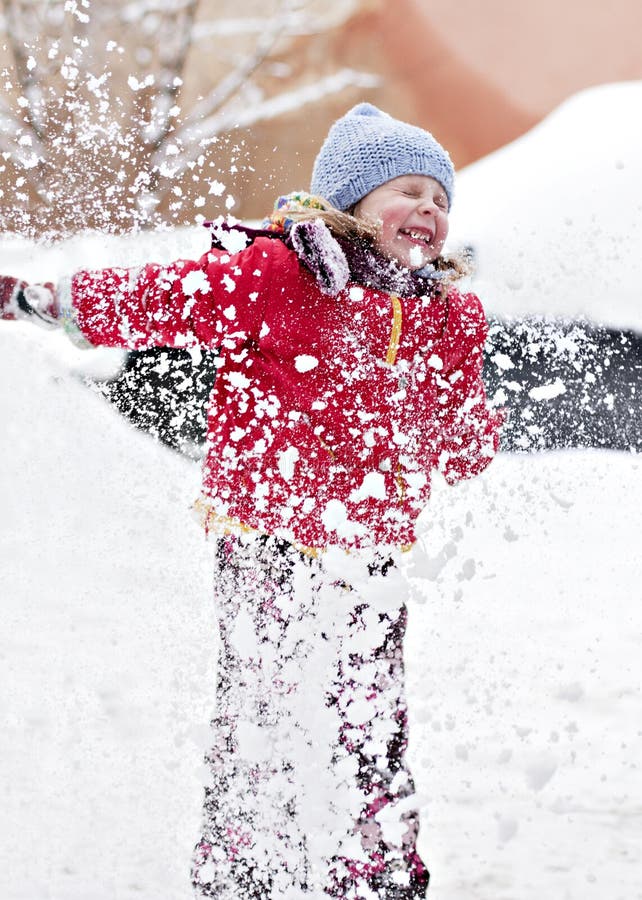 Winter fun stock image. Image of girl, years, playing - 18171979