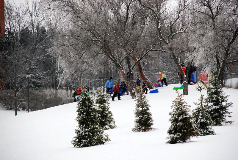 Winter fun stock image. Image of downhill, outside, blowing - 1839443