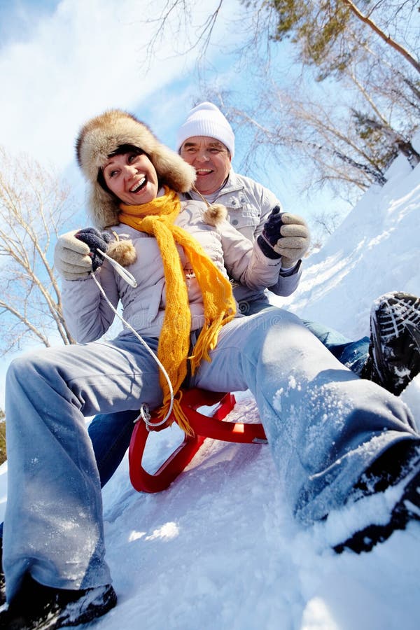 Senior winter fun 5 stock image. Image of leisure, retirement - 11661309