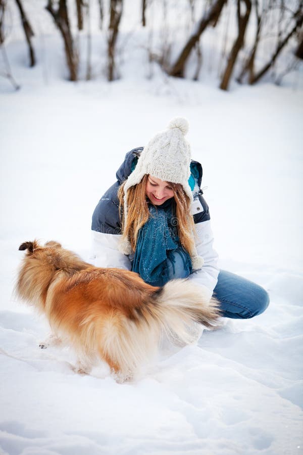 Winter fun stock image. Image of smile, clothing, hair - 28751567