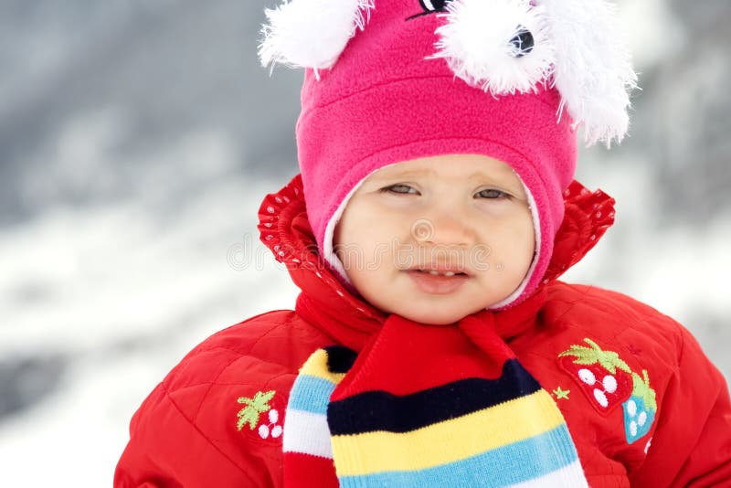 Winter fun stock photo. Image of human, snow, infant, baby - 8268990