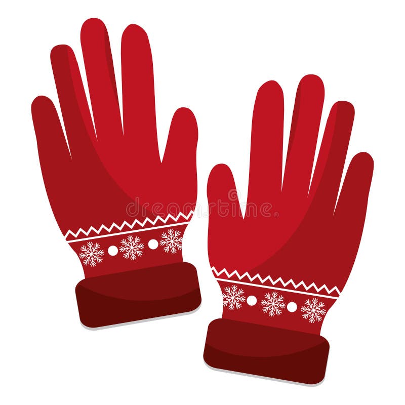 Winter Gloves Clipart
