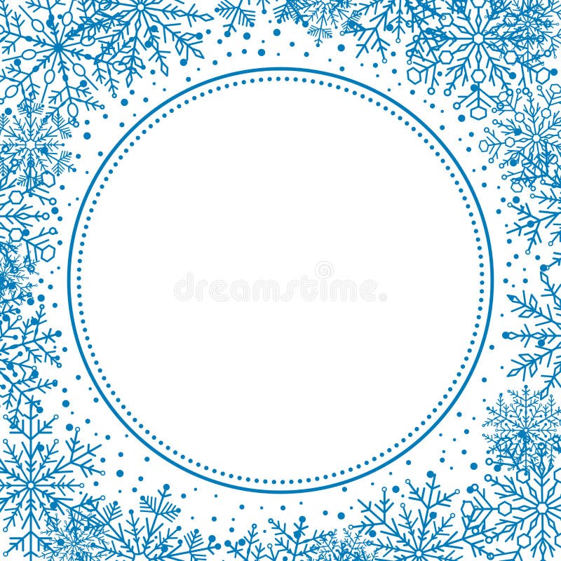 Winter Greeting Card stock illustration. Illustration of frost - 71832391