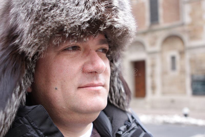 Winter hat stock image. Image of caucasian, headwear - 12383579