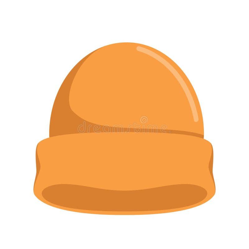 Winter Hat. Knitting Headwear for Cold Weather. Vector Illustration ...