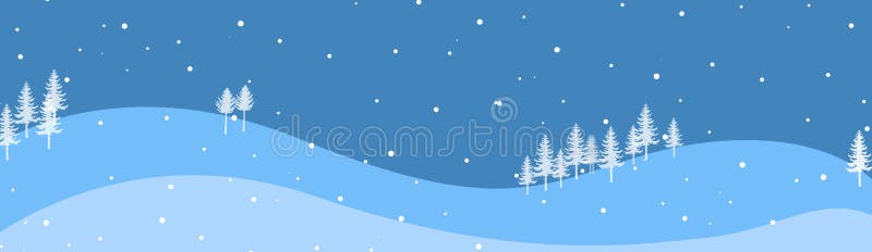 Winter Header / Banner stock illustration. Illustration of crystal ...