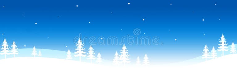 Winter Header / Banner stock illustration. Illustration of crystal ...
