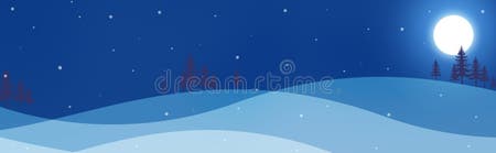 Winter Header / Banner stock illustration. Illustration of background ...