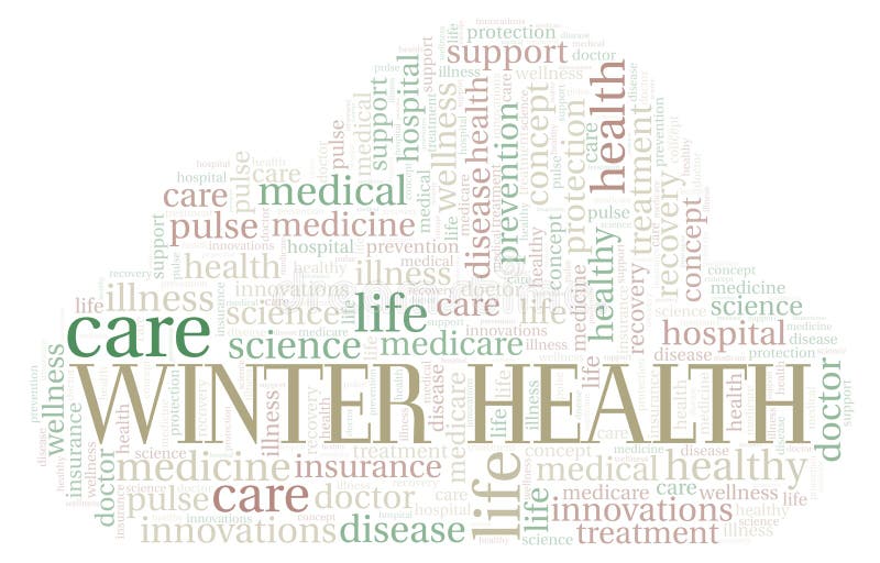 Winter health problem stock illustration. Illustration of problem - 4121574