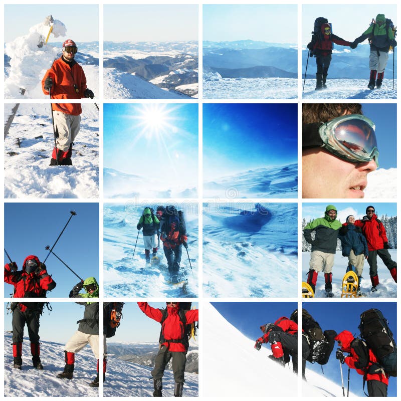 237 Collage Mountaineering Stock Photos - Free & Royalty-Free Stock ...