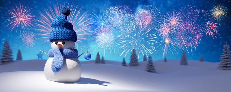 Fireworks Snowman Stock Illustrations – 1,831 Fireworks Snowman Stock ...