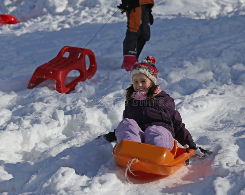 Winter Holidays Playing with Bob on the Snow Stock Image - Image of ...